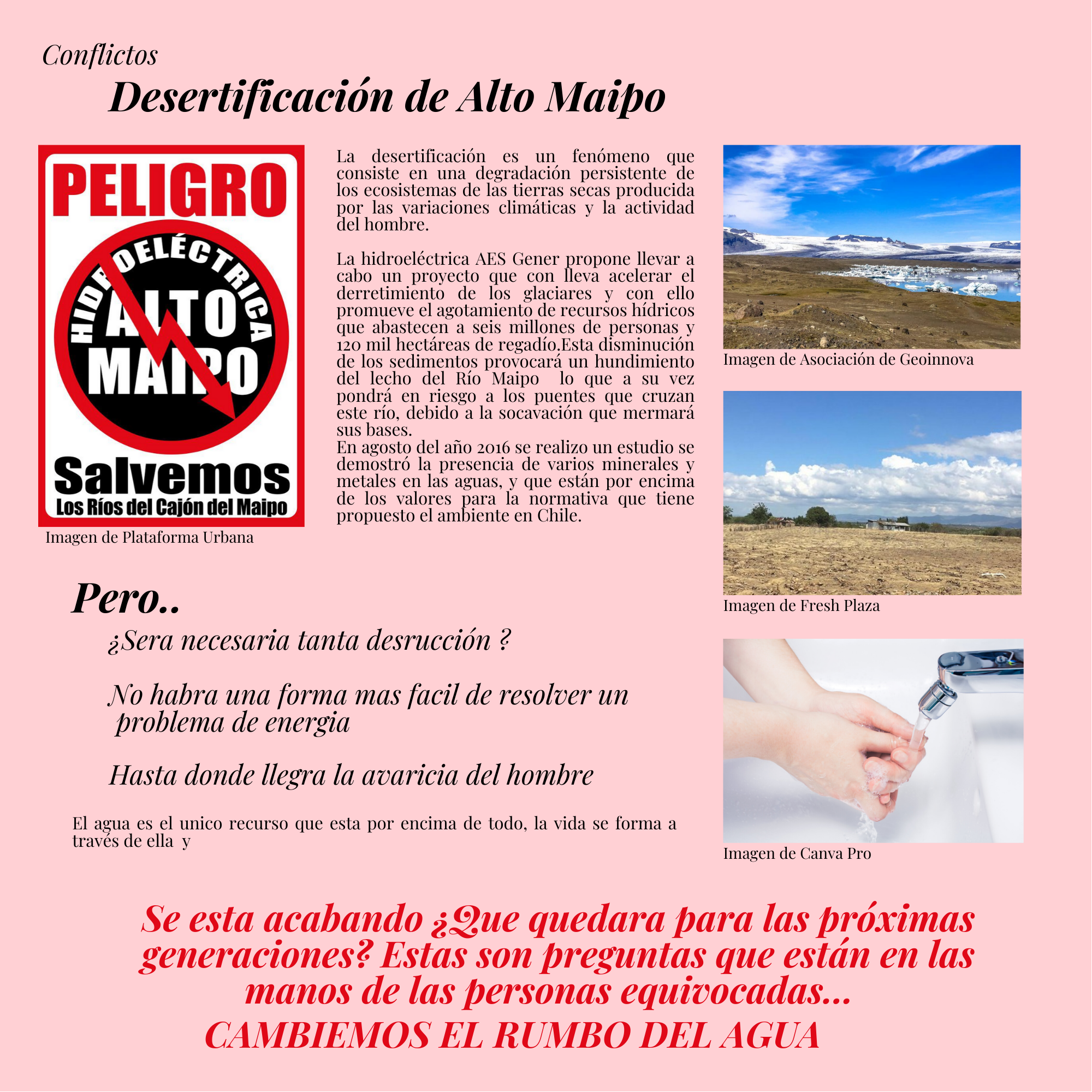 Mi cuenca Hidrográfica: Maipo Alto y sus conflictos – Arquitectura y ...